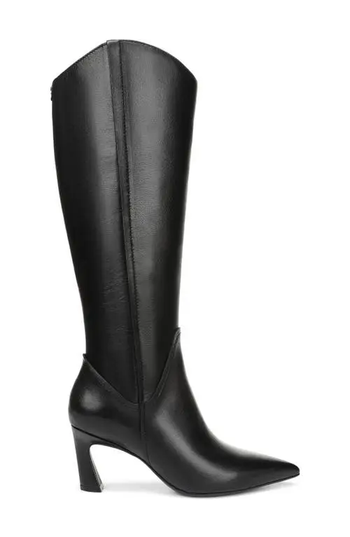 Naturalizer Pointed Toe Knee High Boots - Black