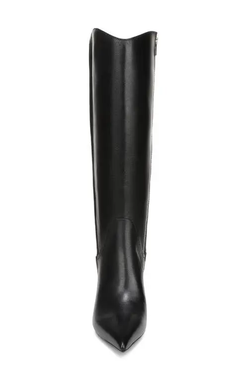 Naturalizer Pointed Toe Knee High Boots - Black