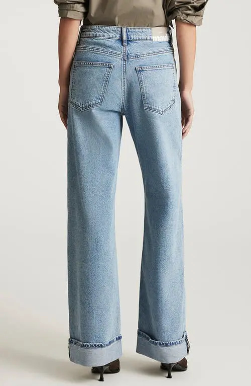 MAVI Florida Cuffed Wide Leg Jeans