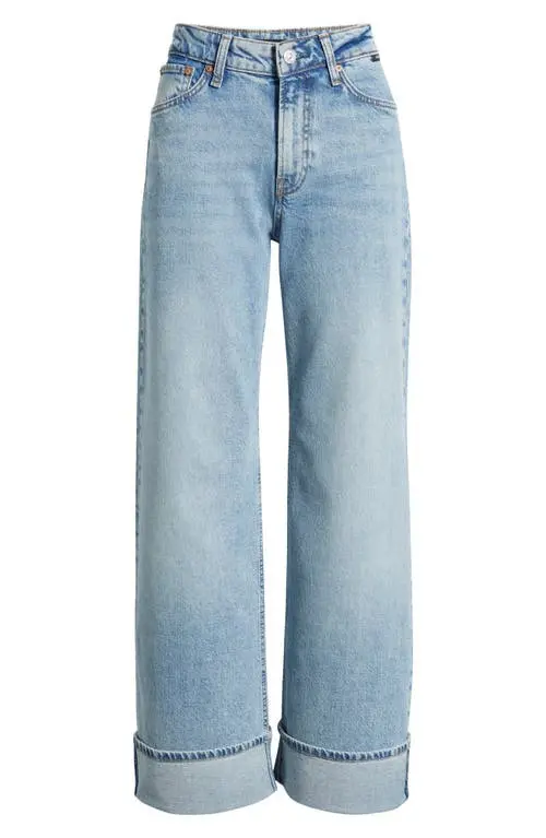 MAVI Florida Cuffed Wide Leg Jeans