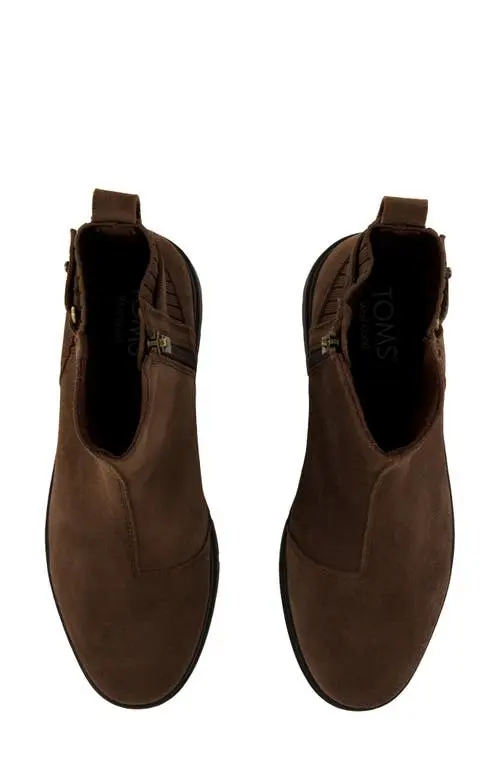 Toms Astrid Short Boots - Dark Brown