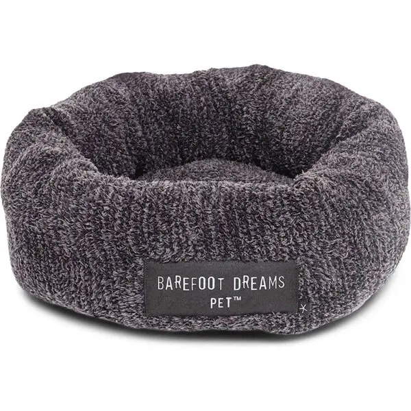 Barefoot Dreams Cozychic® Round Pet Bed - Carbon-black