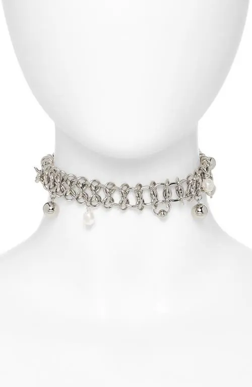 JUSTINE CLENQUET Tori Choker - Palladium