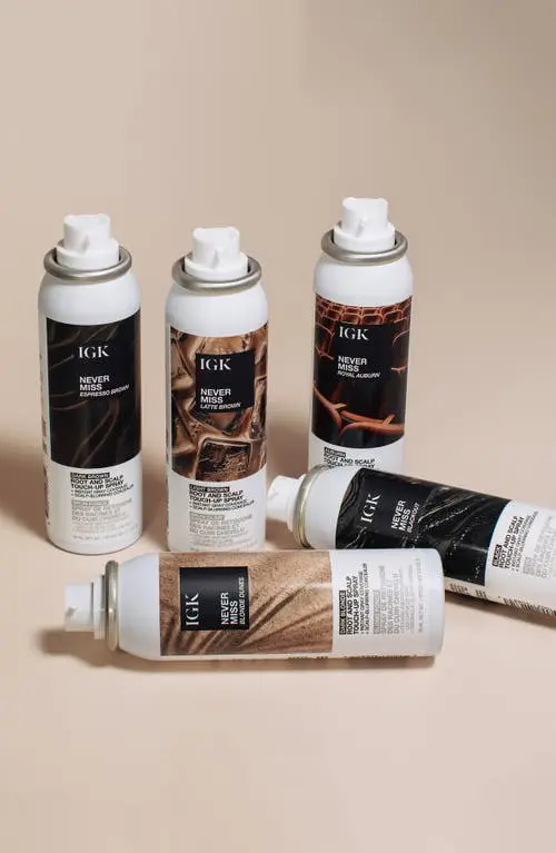 IGK Never Miss Root & Scalp Touch-up Spray - Black