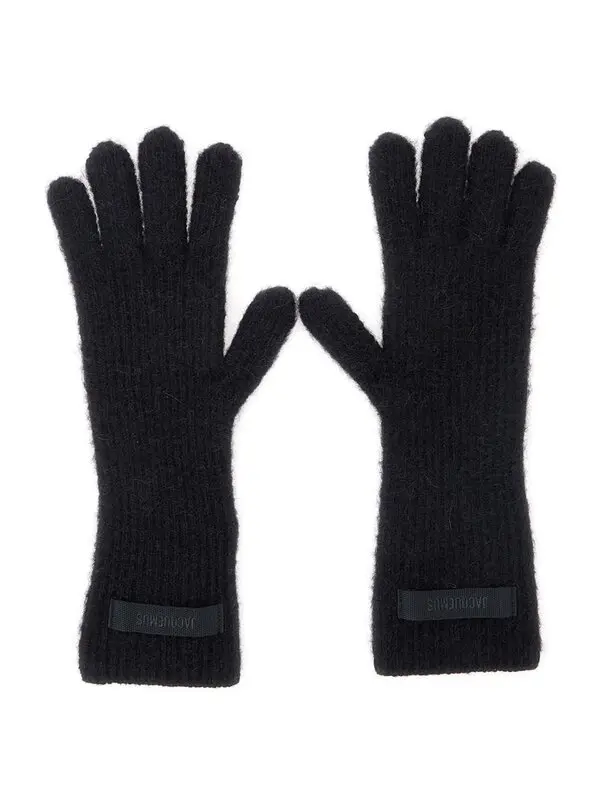 Jacquemus Les Gants Gros Grain Gloves - Black