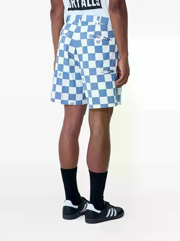 HUMAN MADE Checkerboard Print Shorts