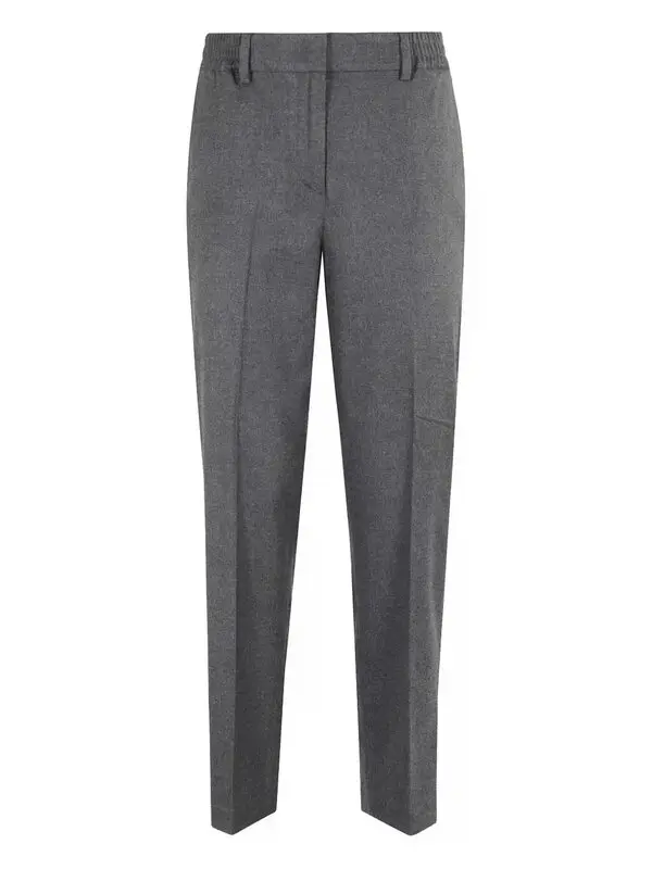 Seventy Elastic-waistband Pressed-crease Trousers