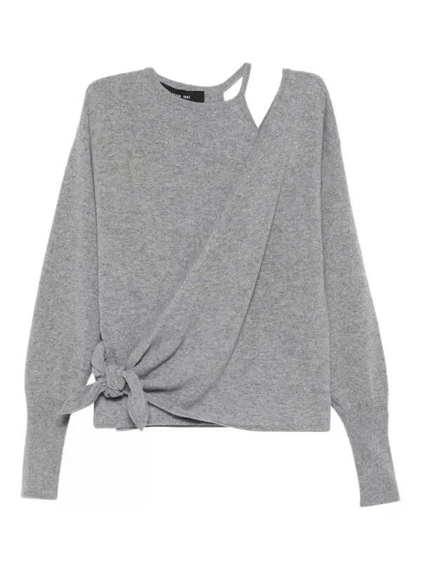 Federica Tosi Knotted Side-cut Sweater
