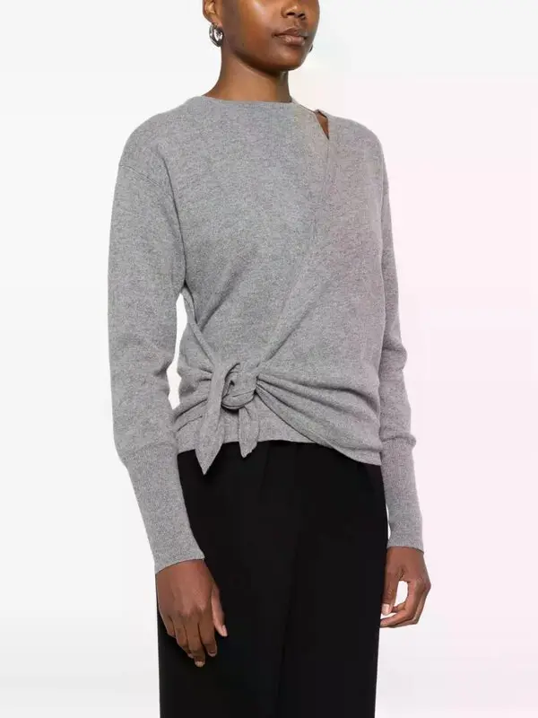 Federica Tosi Knotted Side-cut Sweater