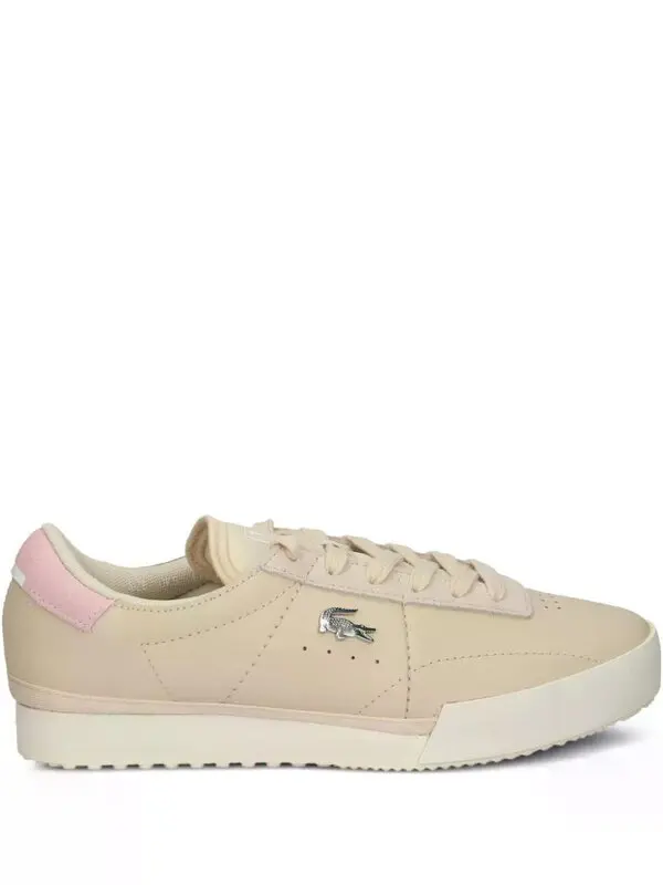 Lacoste Aura Leather Sneakers - Neutrals