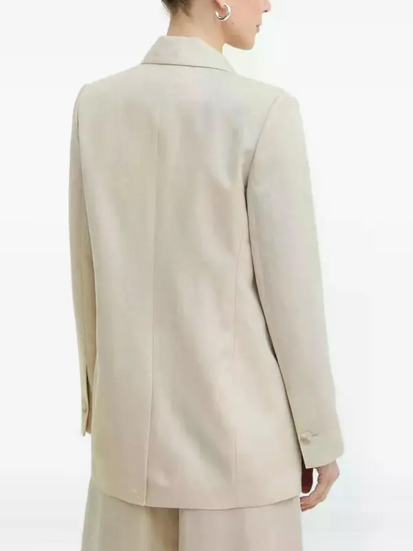 IVY OAK Double-breasted Peak-lapel Blazer