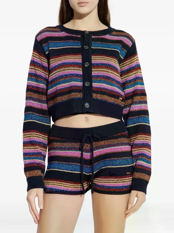 Dsquared2 Striped Button-up Cardigan