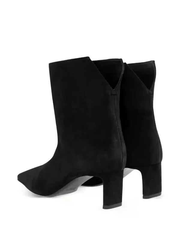 Khaite 55mm Ona Square-toe Ankle Boots