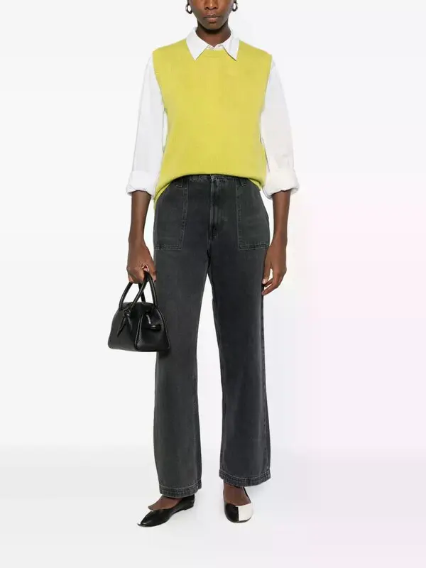 6397 Patch-pocket Straight Leg Jeans