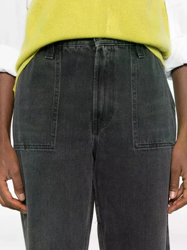 6397 Patch-pocket Straight Leg Jeans
