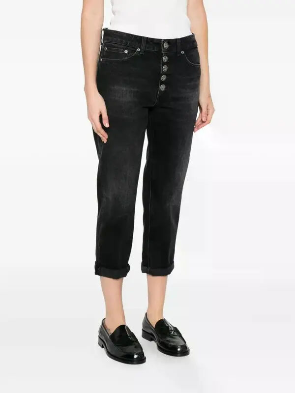 DONDUP Cropped Boyfriend Jeans