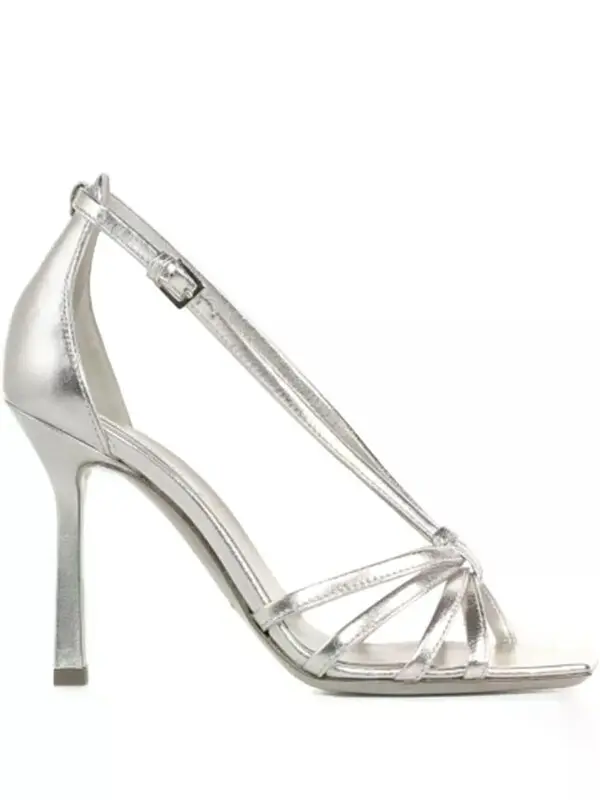 NINALILOU 90mm Leather Ankle-strap Sandals