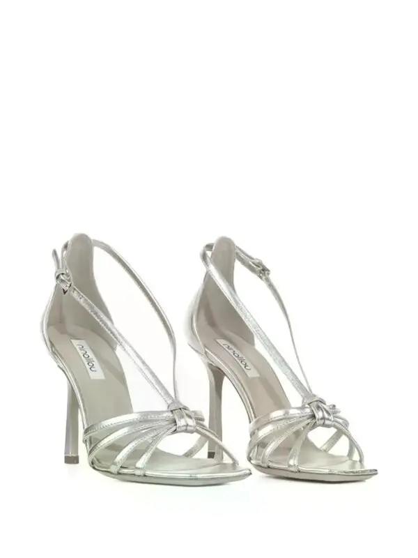 NINALILOU 90mm Leather Ankle-strap Sandals