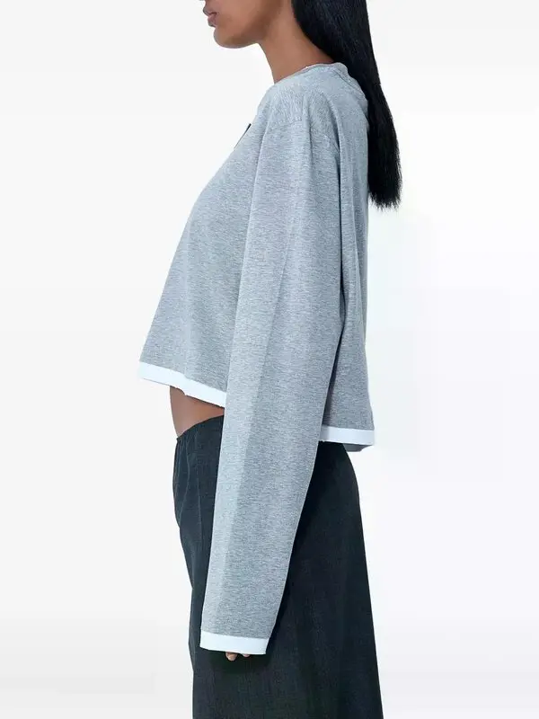 Prada Triangle-patch Crop Top