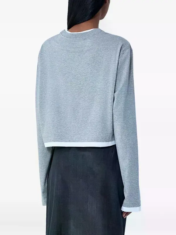 Prada Triangle-patch Crop Top