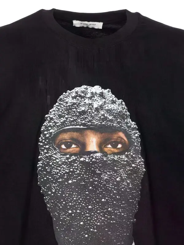 IH NOM UH NIT Mask-print T-shirt