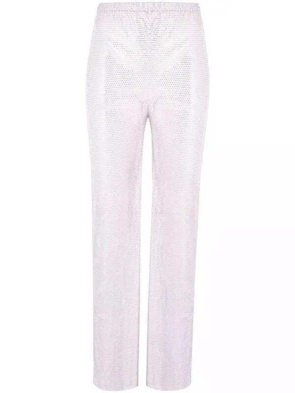 SANTA BRANDS Rhinestone-embellished Flared Trousers