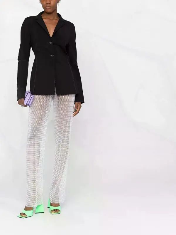 SANTA BRANDS Rhinestone-embellished Flared Trousers