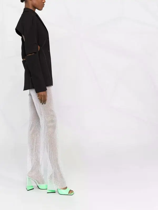 SANTA BRANDS Rhinestone-embellished Flared Trousers