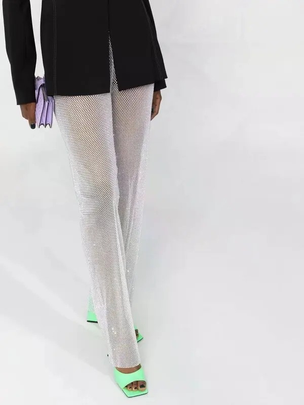 SANTA BRANDS Rhinestone-embellished Flared Trousers