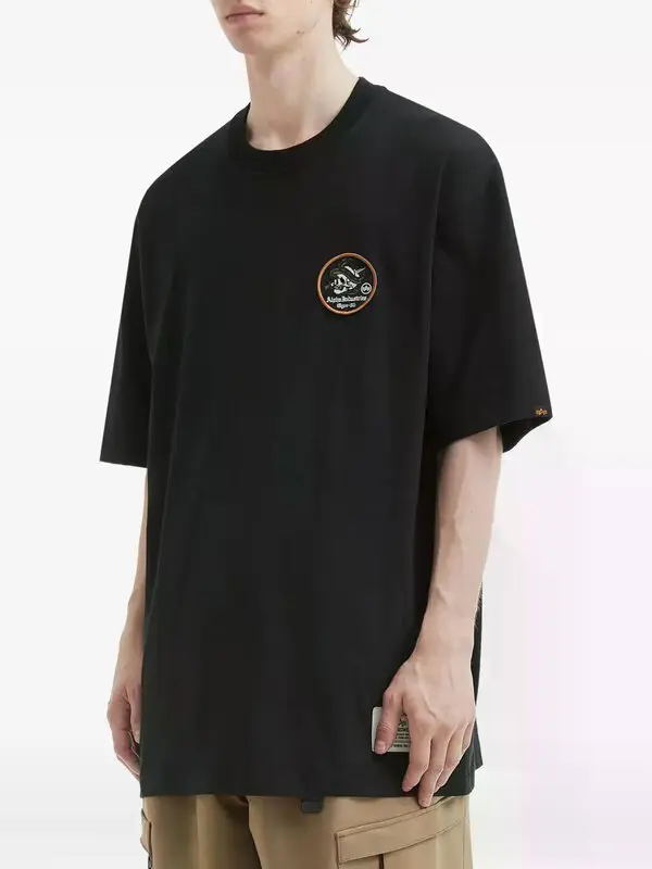 Alpha Industries Skull-patch Cotton T-shirt
