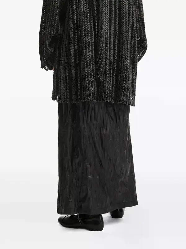 B+AB Button-embellished A-line Maxi Skirt