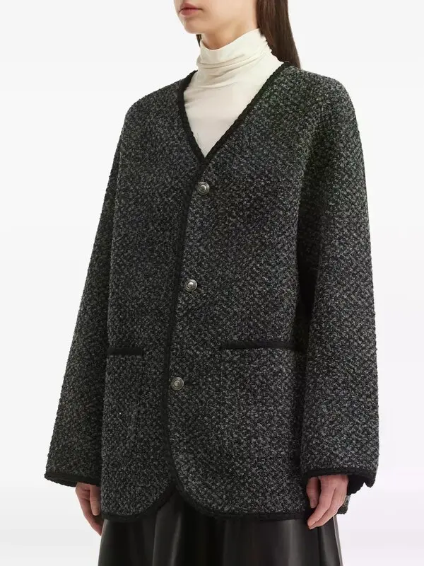 B+AB Bouclé Buttoned Jacket