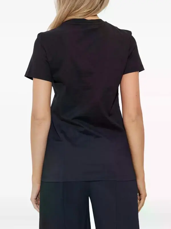 Max Mara Bravo Logo-embroidered T-shirt - Black