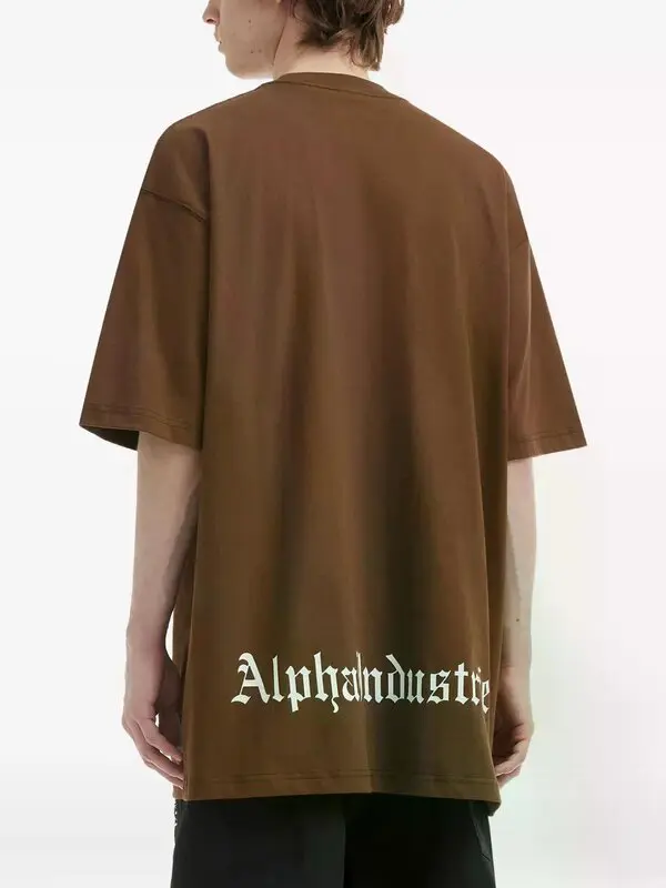 Alpha Industries Patch-print Cotton T-shirt