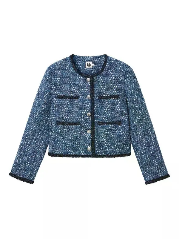 B+AB Buttoned Tweed Jacket