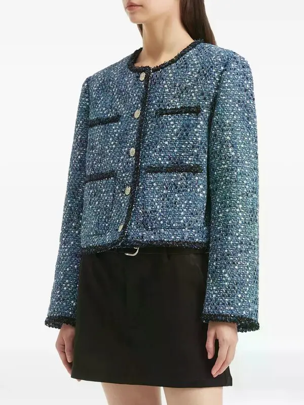 B+AB Buttoned Tweed Jacket