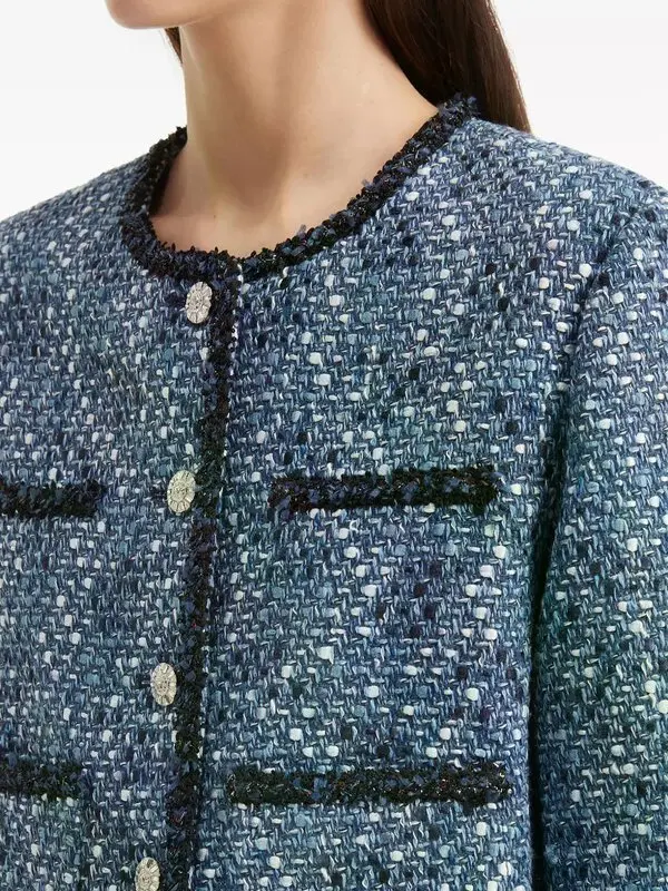 B+AB Buttoned Tweed Jacket