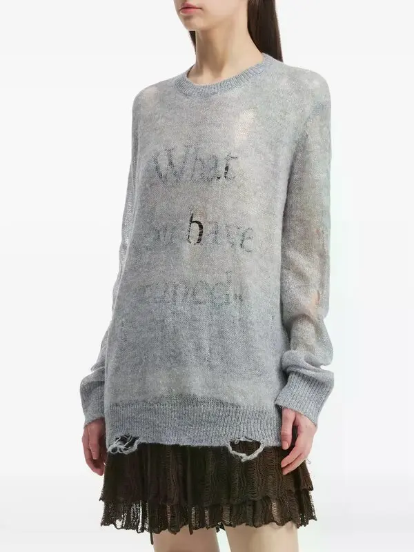 B+AB Distressed Sweater