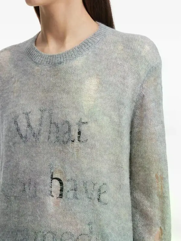 B+AB Distressed Sweater