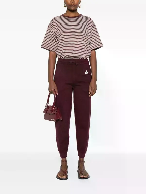 MARANT ETOILE Embroidered Logo Drawstring Track Pants