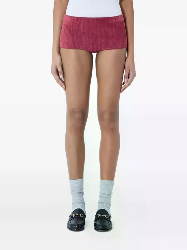 Gucci Suede Mini Shorts