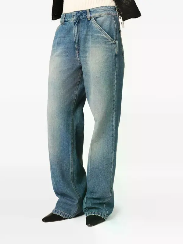 Ba&sh Patch-pocket Denim Jeans