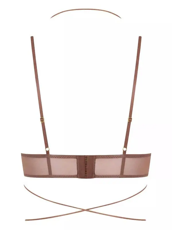 MAISON CLOSE Balconette Cross-back Bra