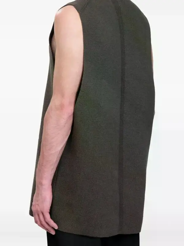 Rick Owens Sleeveless Knitwear - Green