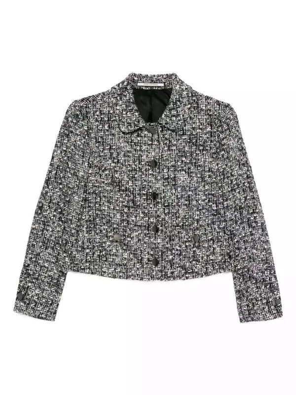 Tagliatore Idelle Cropped Tweed Jacket