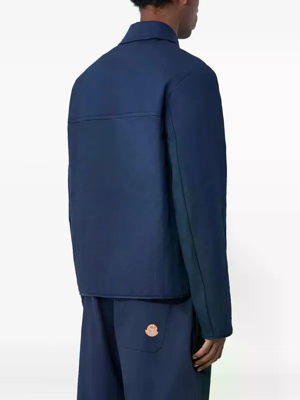 Moncler Logo-patch Shearling-collar Jacket