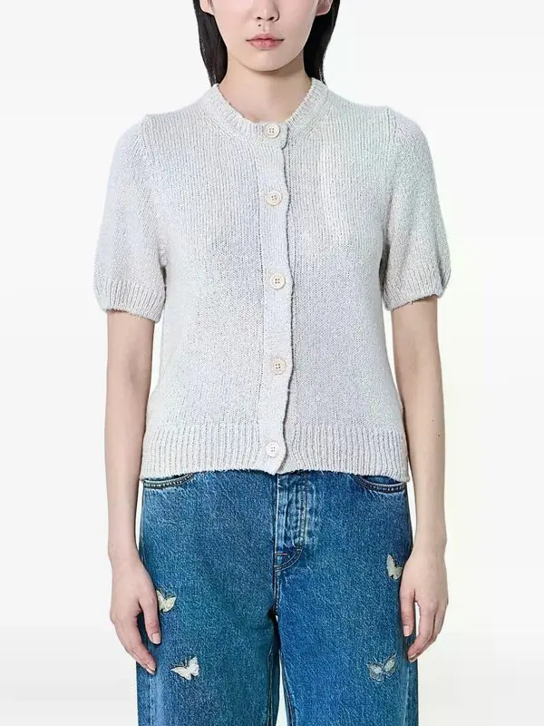 Our Legacy Silk Knit Button Top