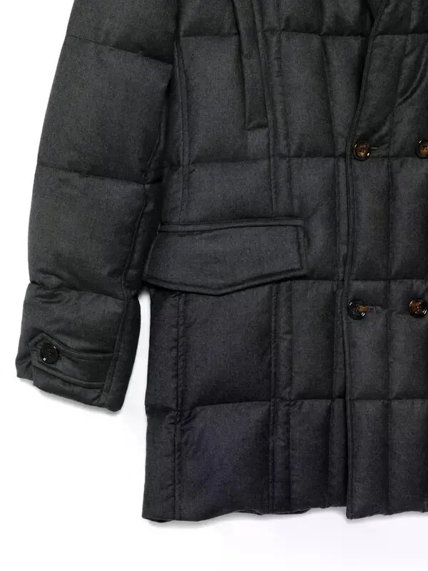 MOORER Quilted Double-breasted Jacket