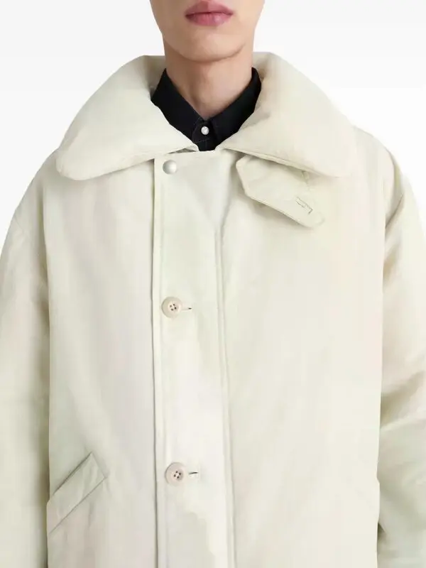 LEMAIRE Bubble-collar Puffer Jacket - Neutrals