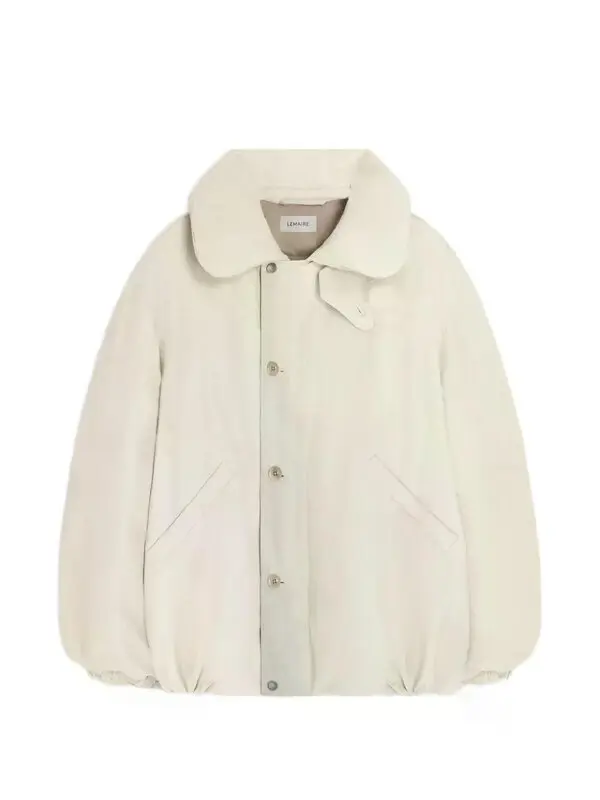 LEMAIRE Bubble-collar Puffer Jacket - Neutrals